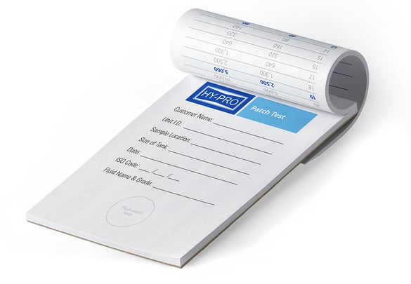 PTK1 Oil Analysis Patch Test Kit Specifications